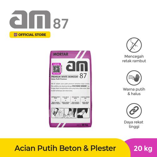 Jual AM 87 ACIAN PUTIH DI ATAS BETON & PLESTER kemasan 20kg - Jakarta ...