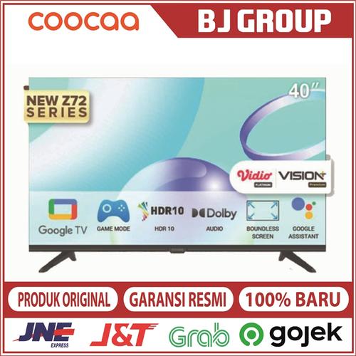Jual COOCAA 40 Inch Digital Smart Android Google TV (Model: 40Z72 ...