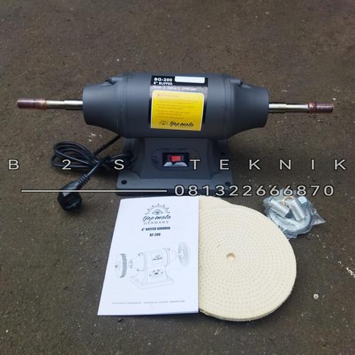 Jual mesin electric buffer 8 inch mesin gerinda poles duduk BG-200 ...
