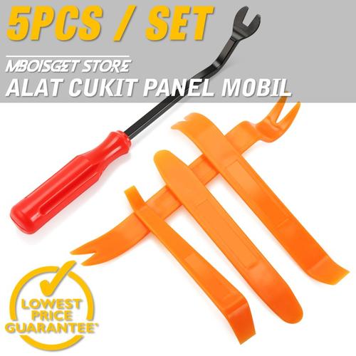 Jual 5PCS ALAT Pengungkit Panel Mobil CUKIT DASHBOARD TRIM PANEL PINTU ...