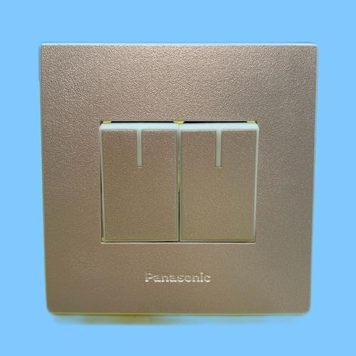 Jual Panasonic/ Saklar double WESJ MWS /saklar 2 Gang 1 Arah/saklar ...