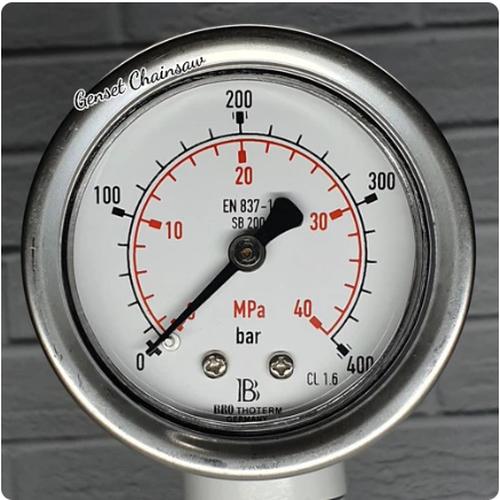 Jual Manometer Pressure Gauge SB 200 2 Inch Center Back Mounting SB200 ...