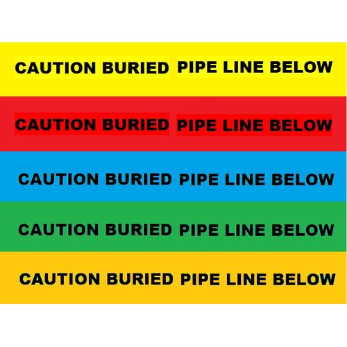 Jual warning tape caution buried pipe line below,pita police line ...