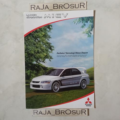 Jual Poster brosur katalog flyer Mitsubishi Lancer Evolution Miev - Kab ...