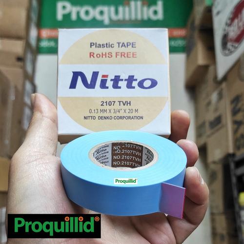 Jual NITTO BLUE SKY TAPE ISOLASI LAKBAN KABEL LISTRIK WARNA WARNI BIRU ...