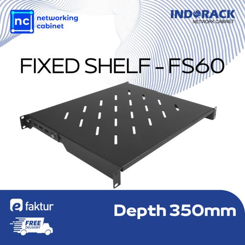 Jual INDORACK 19" Series, Fixed Shelf Depth 400mm : FS60 - Hitam - Kota Bandung ...