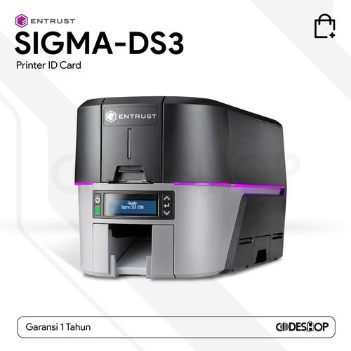 Promo Entrust Sigma DS3 Printer ID Card Cetak Kartu Single Side Full ...
