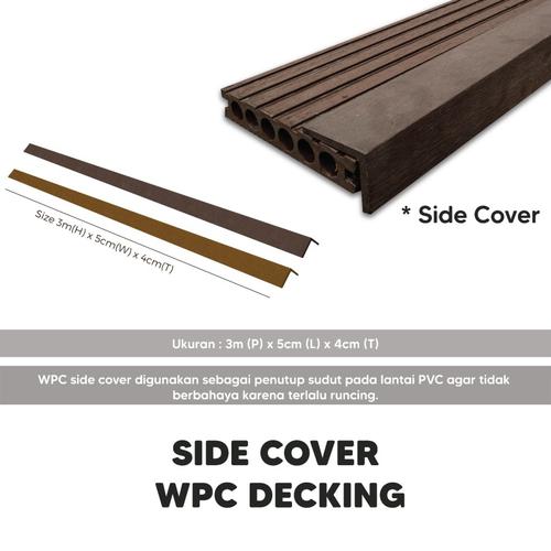 Jual Accesories WPC Decking / Side Cover Penutup Samping Decking - Teak ...
