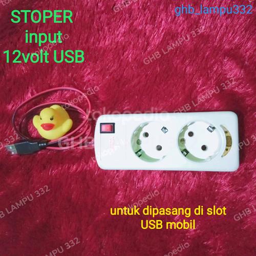 Promo stop kontak inverter input 12volt (aki/usb) - input 12vol aki ...