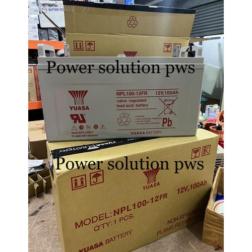 Jual Battery Yuasa NPL100-12 ( 12V 100Ah ), Yuasa Baterai 12V 100Ah ...
