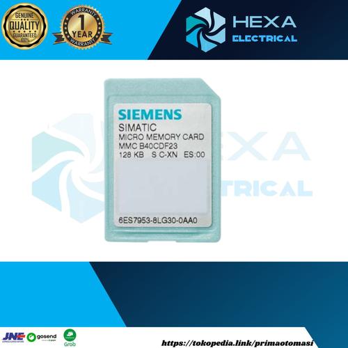 Jual SIEMENS 6ES7953-8LJ31-0AA0 - MMC - S7-300/C7/ET 200 3V Nflash 512 KB - Kota Tangerang ...