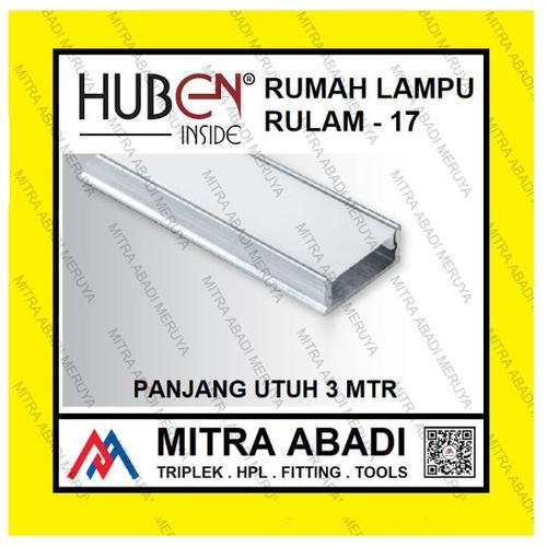 Jual Rumah Lampu HUBEN Rulam 17 List LED Strip Alumunium Aluminium ...