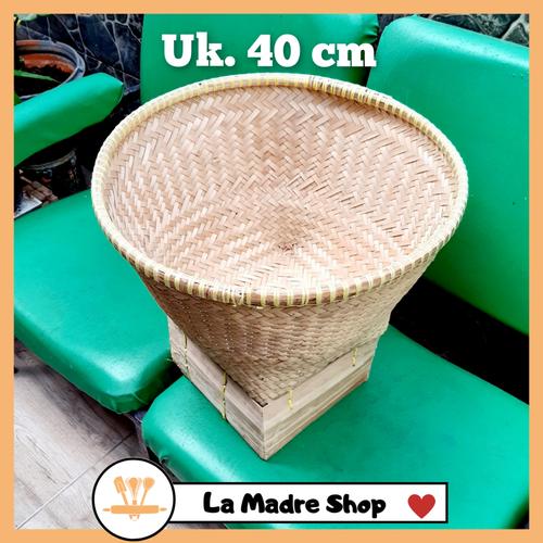 Promo BAKUL BAMBU HINIS Boboko Tempat Nasi Cuci Beras - Uk. Besar 39 cm ...