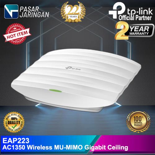 Jual TP-LINK EAP223 AC1350 Wireless MU-MIMO Gigabit Ceiling AP - EAP223 ...