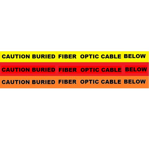 Jual barier underground warning tape caution buried fiber optic cable ...