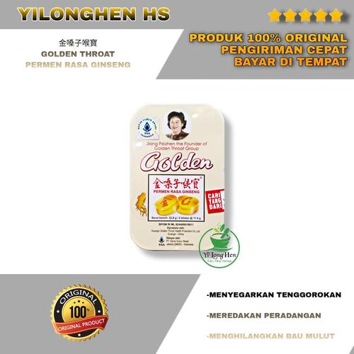 Jual Golden Throat Permen Rasa Ginseng Isi 12 Permen Pelega Tenggorokan ...