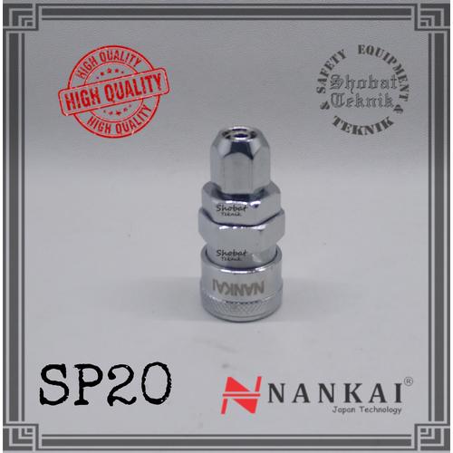 Jual Quick Coupler SP 20 Sambungan Selang Kompresor Recoil Kopler ...