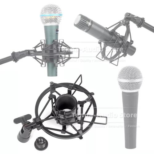 Jual Mic Holder Spider shock mount untuk Shure SM58 57 BETA 57A 58A ...