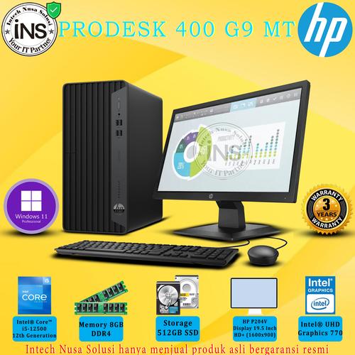 Jual PC HP PRODESK 400 G9 MT 26PA i5-12500 8GB 1TB/512GB/1TB SSD WIN11PRO - 512GB SSD - Jakarta ...