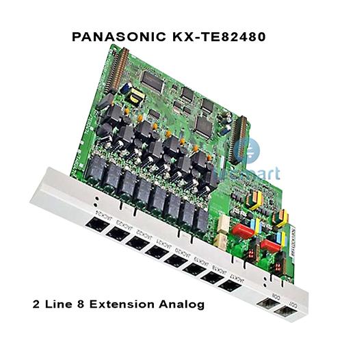 Jual Card PABX PANASONIC KX-TE82480 Expansion PABX 2 Line 8 Extension ...