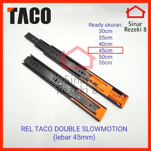 Jual TACO Rel Laci SLOW MOTION 45 CM / Double Track Soft Close - Kota ...