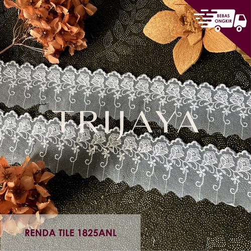 Jual Trijaya Renda Tile / Tulle / Bordir / Import - 1825ANL (9 CM ...
