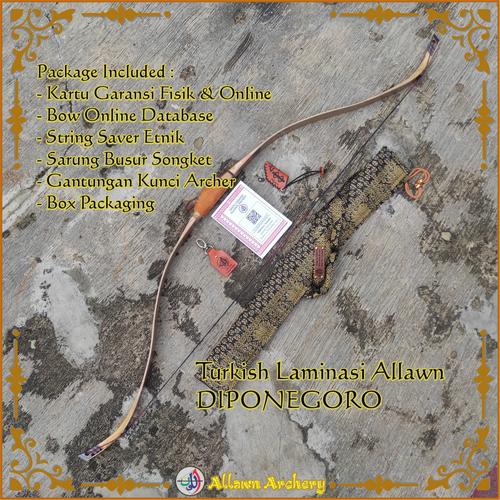 Jual Busur Panah Horsebow Turkish Laminasi DIPONEGORO Core Kayu - Clear ...