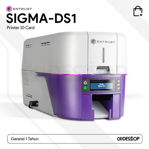 Promo Entrust Sigma DS1 Printer Cetak Kartu ID Card Single Side USB ...
