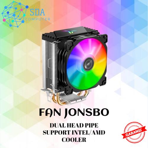 Jual JONSBO FAN CR-1200 PROSESSOR CPU COOLER / HSF COOLER RGB - COOLMON ...