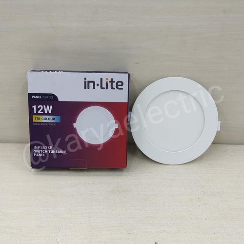 Jual LAMPU PANEL LED INBOW INLITE IN-LITE 12W BULAT TRICOLOUR INPS628R ...