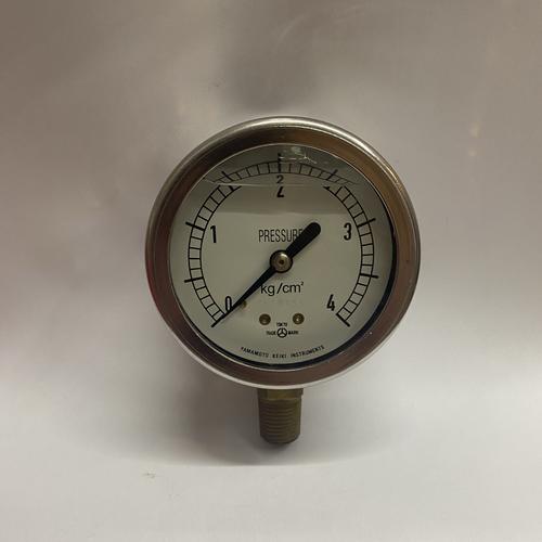 Jual Yamamoto glycerine pressure gauge, type A, 2,5 inchi, drat 1/4 inchi - 0-25 kgf/cm2 ...