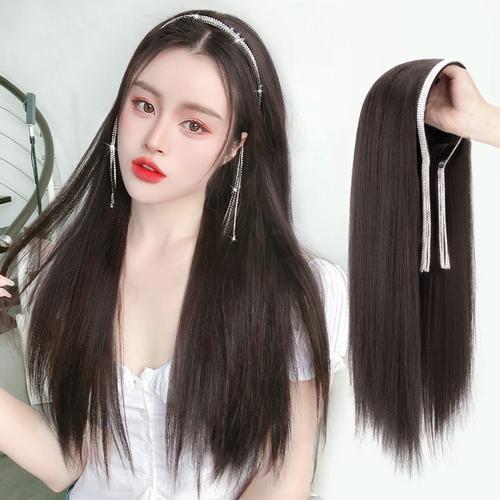 Jual WIG BANDO / RAMBUT PALSU WANITA MODEL BANDANA 07 LURUS / CURLY ...