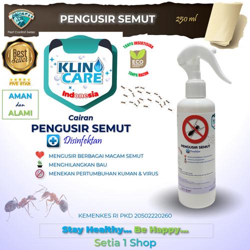 Jual Spray Anti Semut 250ml KLINO CARE Pengusir Semut Tanpa Insektisida ...