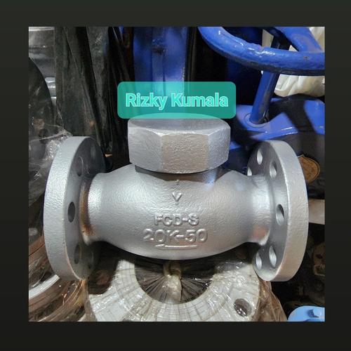Jual Lift Check Valve KITZ FCD-S Flange Jis 20K Steam 2" Inch DN50 ...