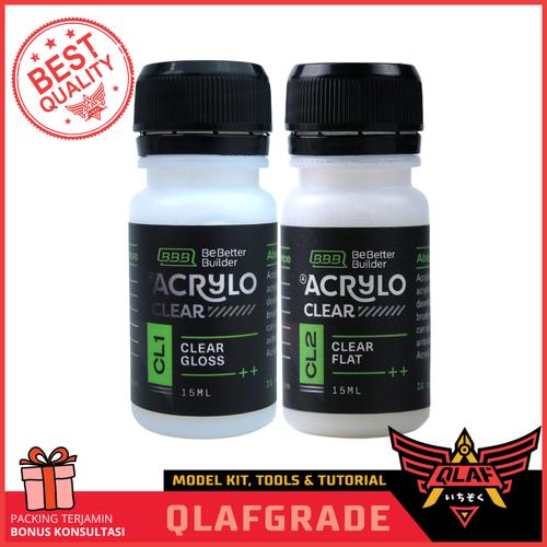 Jual TOP COAT ACRYLO CLEAR COATING BEST Hand brush Airbrush Acrylic ...