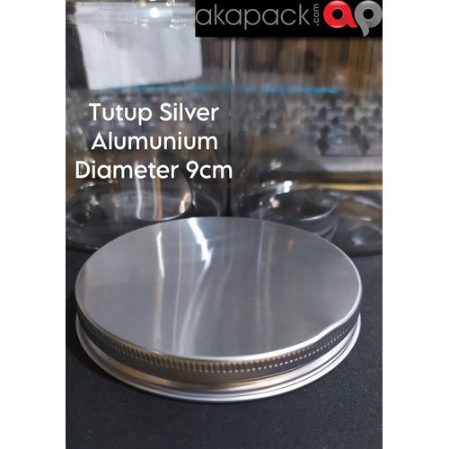 Jual TUTUP SILVER ALUMUNIUM DIAMETER 9CM/TUTUP SILINDER KALENG - Kota ...