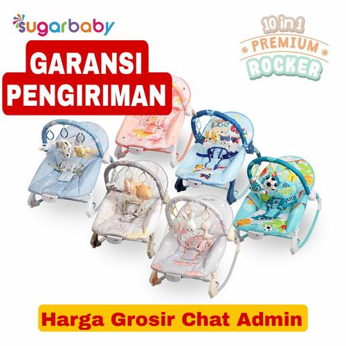 Jual Sugar Baby Premium Rocker 10 in 1 , Kursi Goyang , Bouncer Bayi ...