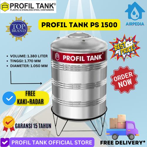 Jual PROFIL TANK STAINLESS PS 1500 + KAKI - TOREN AIR PROFIL 1500 ...