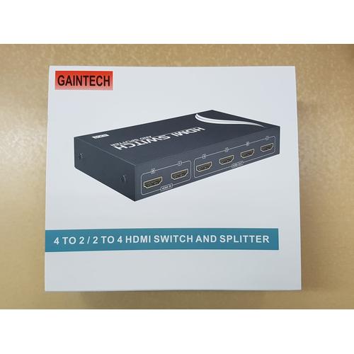 Jual Gaintech HDMI switch and splitter 2 in 4 out / 4 in 2 out - 4in ...