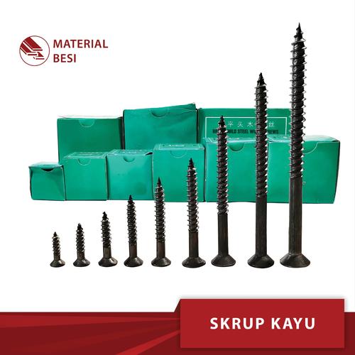 Jual Skrup Baut Kayu Drywall Lemari CHW Wood Screw Ukuran Lengkap - 1/2 ...
