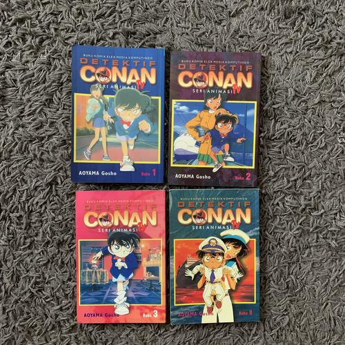 Jual Detektif Conan Seri Animasi TV 1 2 3 8 Komik Warna Full Color ...