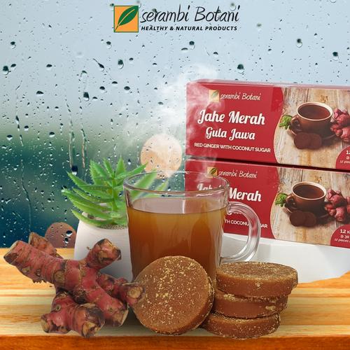 Jual Minuman Jahe Merah Gula Jawa Asli Serambi Botani Official - isi 12 ...