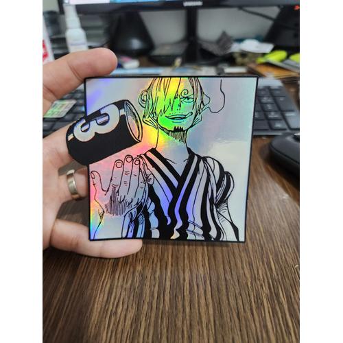 Jual Sticker Hologram Anime Besar - PSH1515 - One Piece - Sanji ...