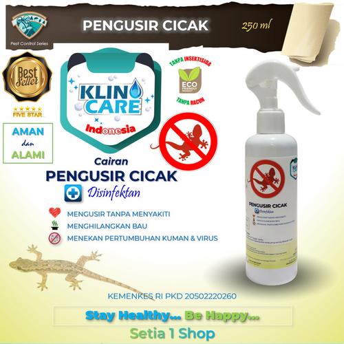 Jual Spray Anti Cicak 250ml KLINO CARE Pengusir Cicak Tanpa Menyakiti ...
