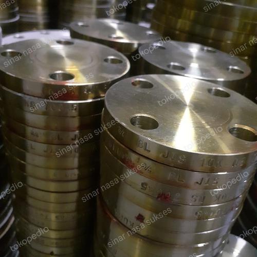 Jual Blind flange besi jis 10k 5" inch flange buta carbon steel ...