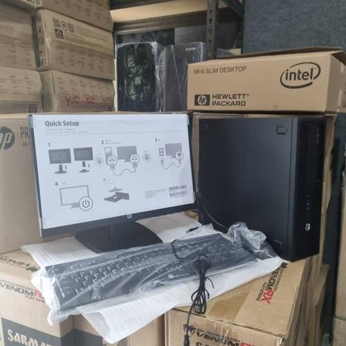 Jual PC Desktop Branded Hp Core i7 8gb SSD 256Gb HDD 1TB 19inch Grs ...