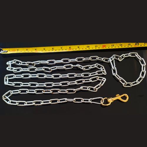 Jual Rantai Anjing Besar Medium Tali Besi Galvanis Chain Leash 2 Meter ...