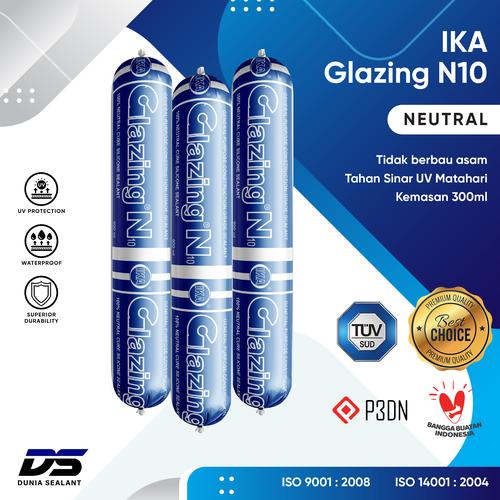Jual Silicone Sealant Lem Kaca Silikon Silen IKA Glazing N10 sosis ...