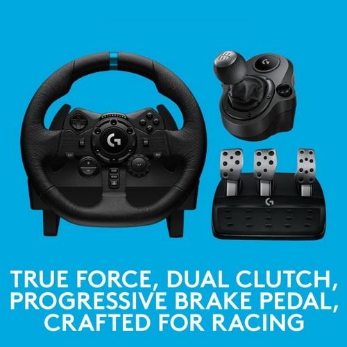 Jual Logitech G923 + Shifter Bundle Racing Steering Wheel PC PS4 PS5 ...