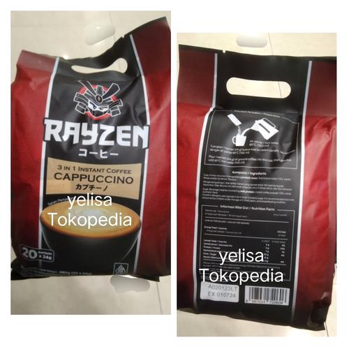 Jual Rayzen 3in1 Instant Coffee Cappucino 480gr isi 20s - Jakarta Utara ...